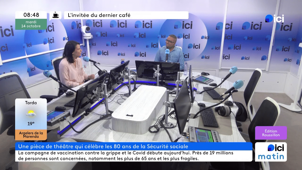 « Célébration ! » : interview sur "Ici matin"
